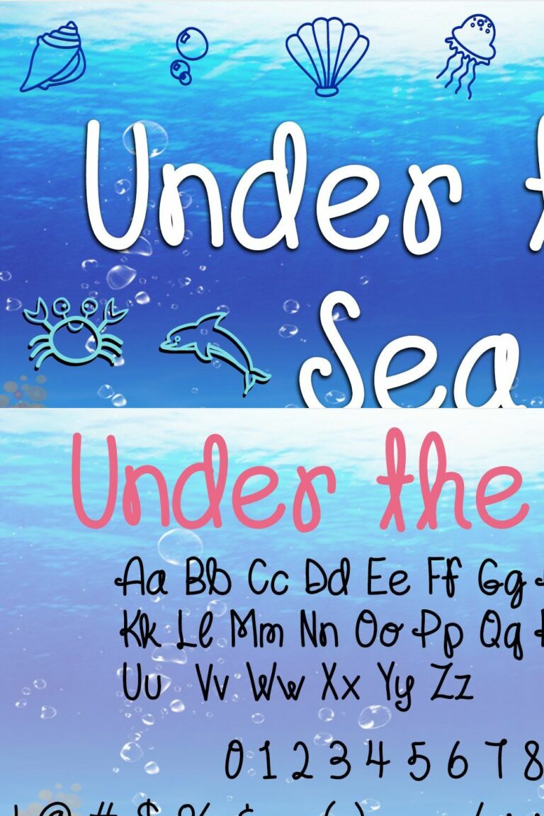 Under the Sea Font – MasterBundles