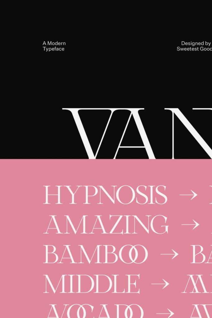 Vanda - Display Font w/ Stars – MasterBundles