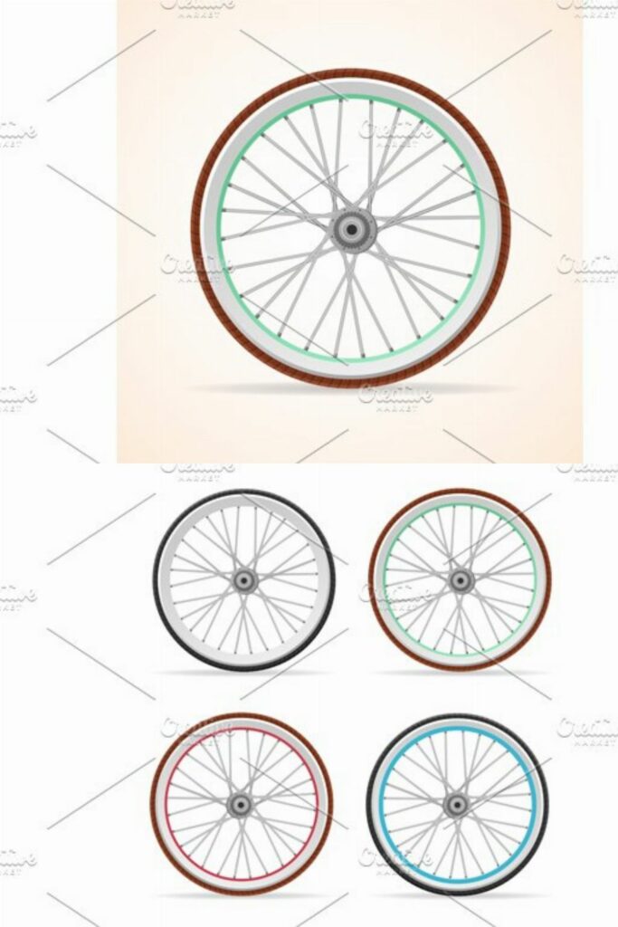Vector Bicycle wheel set – MasterBundles
