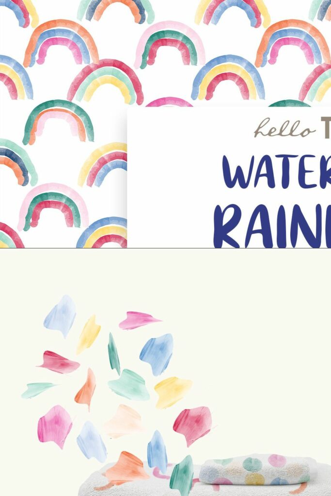 WATERCOLOR RAINBOWS BUNDLE – MasterBundles
