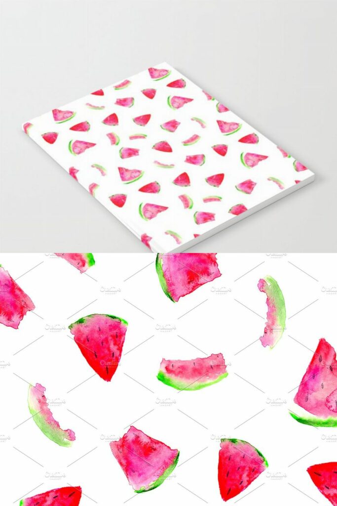 Watercolor watermelon slices – MasterBundles