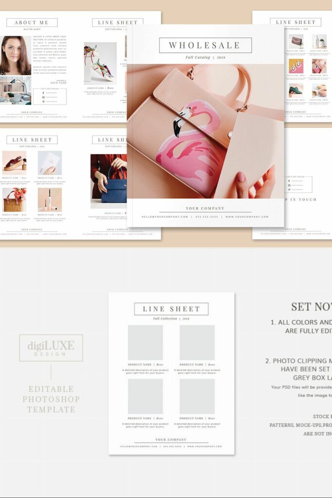 Wholesale Catalog Template PHOTOSHOP – MasterBundles
