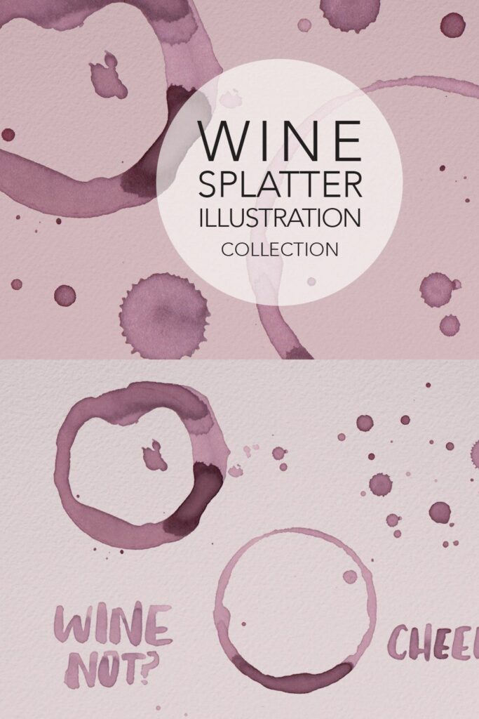 Wine Splatter Illustrations – MasterBundles