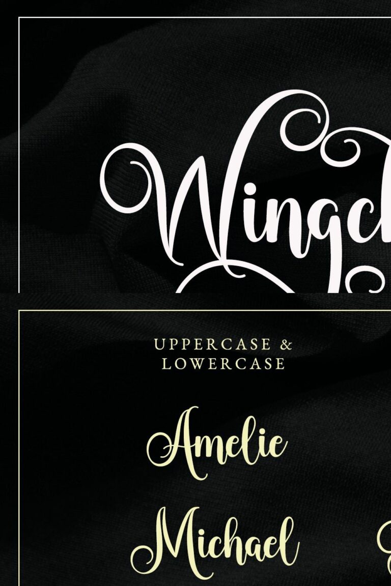 Wingcharm - Swirly Script Font – MasterBundles
