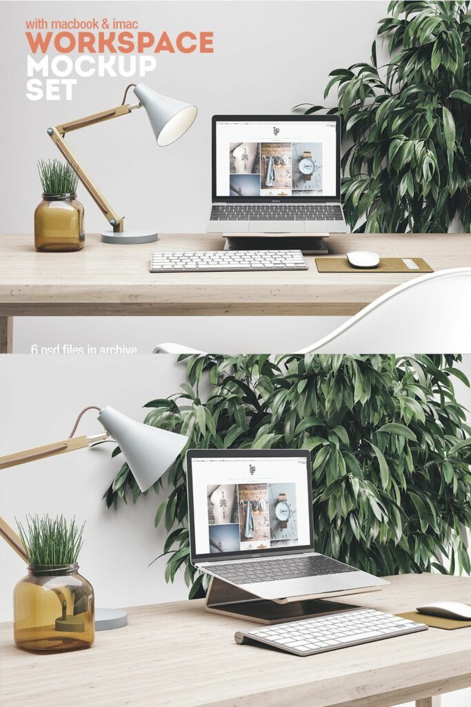 Workspace Mockup Set 5 – MasterBundles