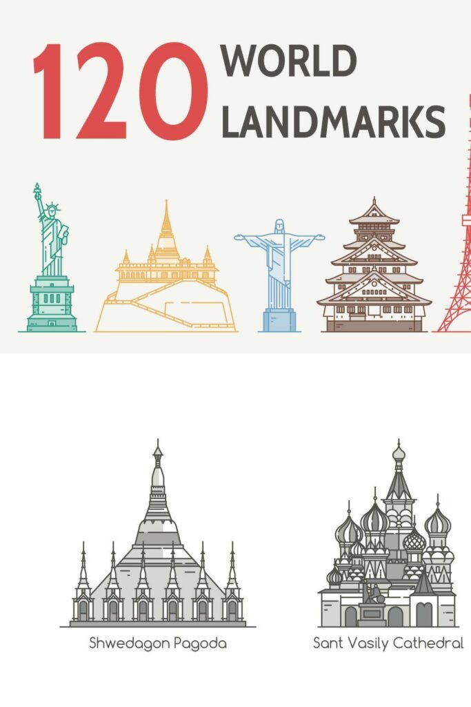 World's Famous Landmarks – MasterBundles