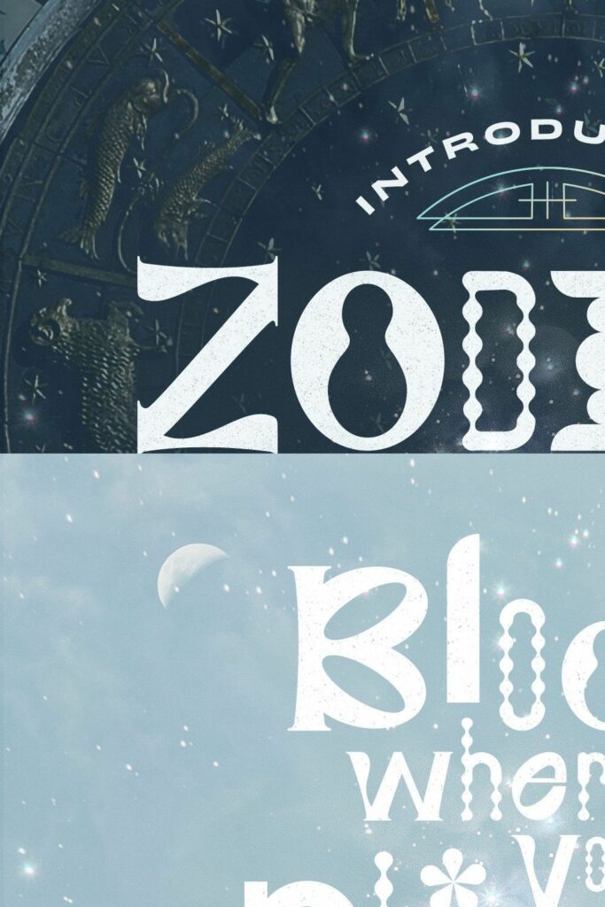 Zodiac - 4 Retro Display Fonts – MasterBundles
