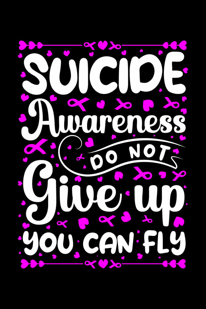This is a Suicide awareness t-shirt design Bundle - MasterBundles