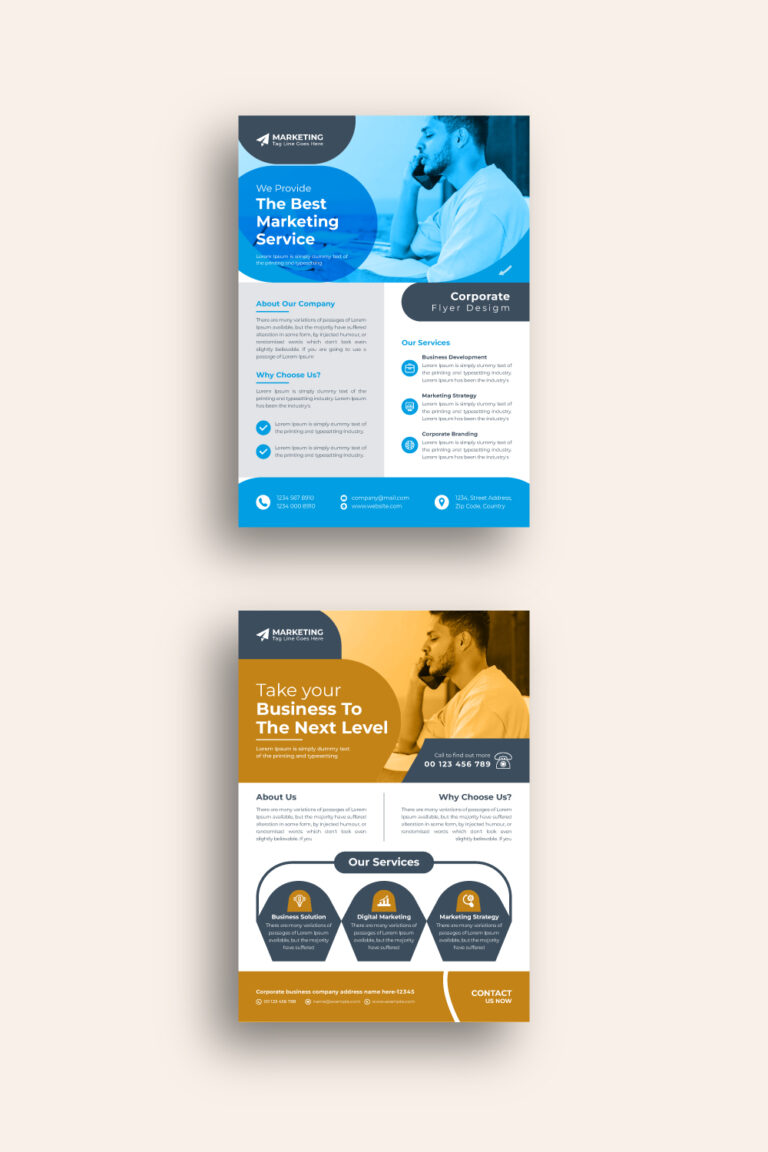 02 corporate flyer design - MasterBundles