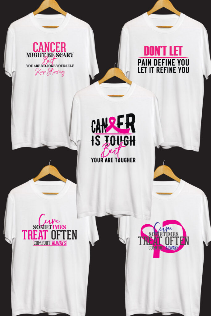 Cancer SVG T Shirt Designs Bundle - MasterBundles