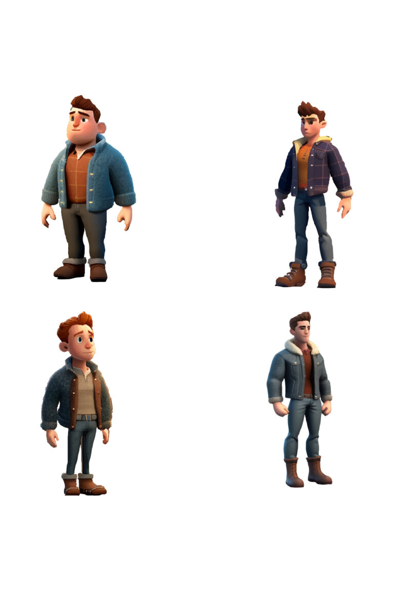 Vector Graphic Cartoon Characters - MasterBundles