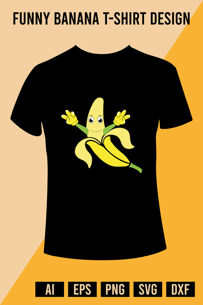 Funny Banana T-Shirt Design - MasterBundles