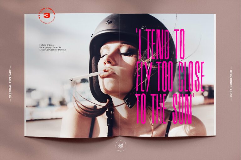 VERTIKAL — 3 CONDENSED FONTS – MasterBundles