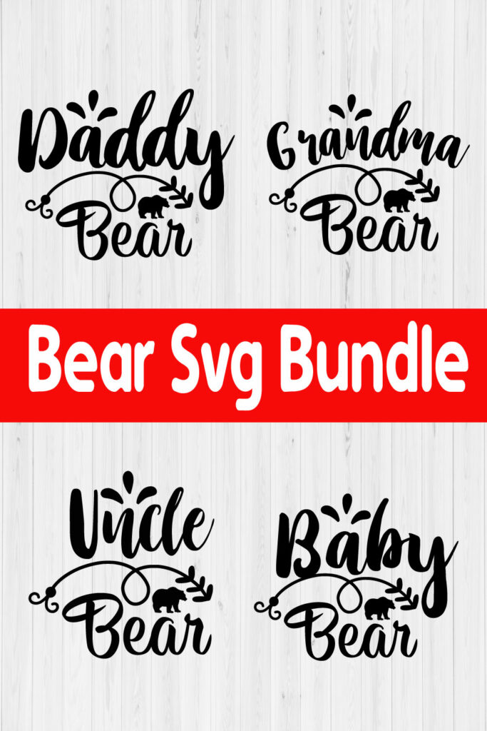 Bear Svg Bundle vol.1 - MasterBundles