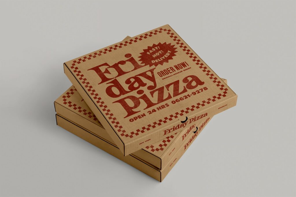 Pizza Box Mockup – MasterBundles