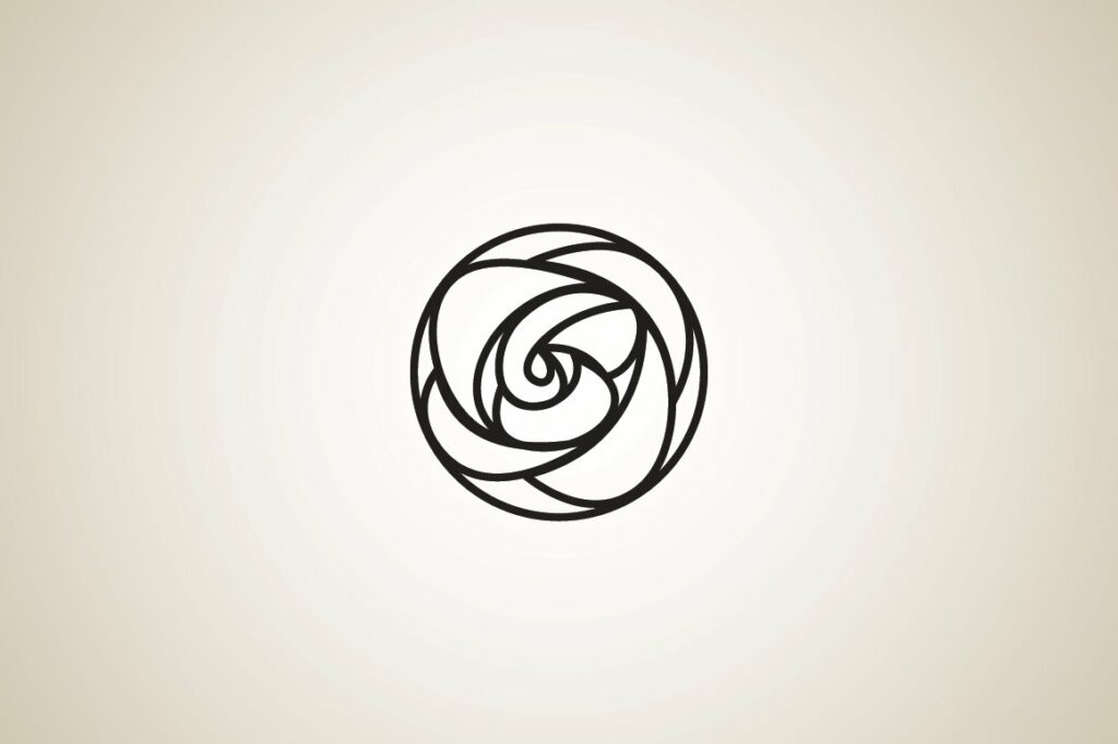Rose Planet Logo Template – MasterBundles