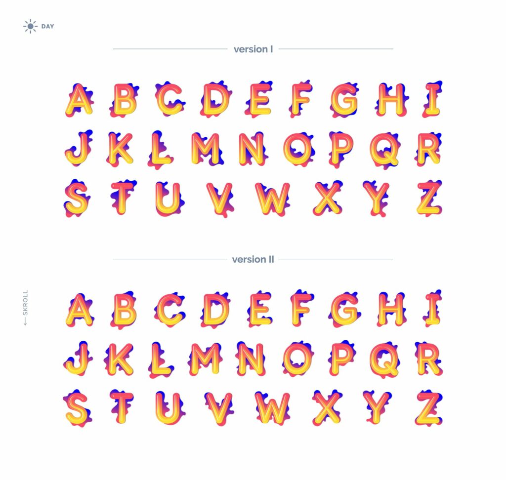 Plastic font / Illustrated letters – MasterBundles