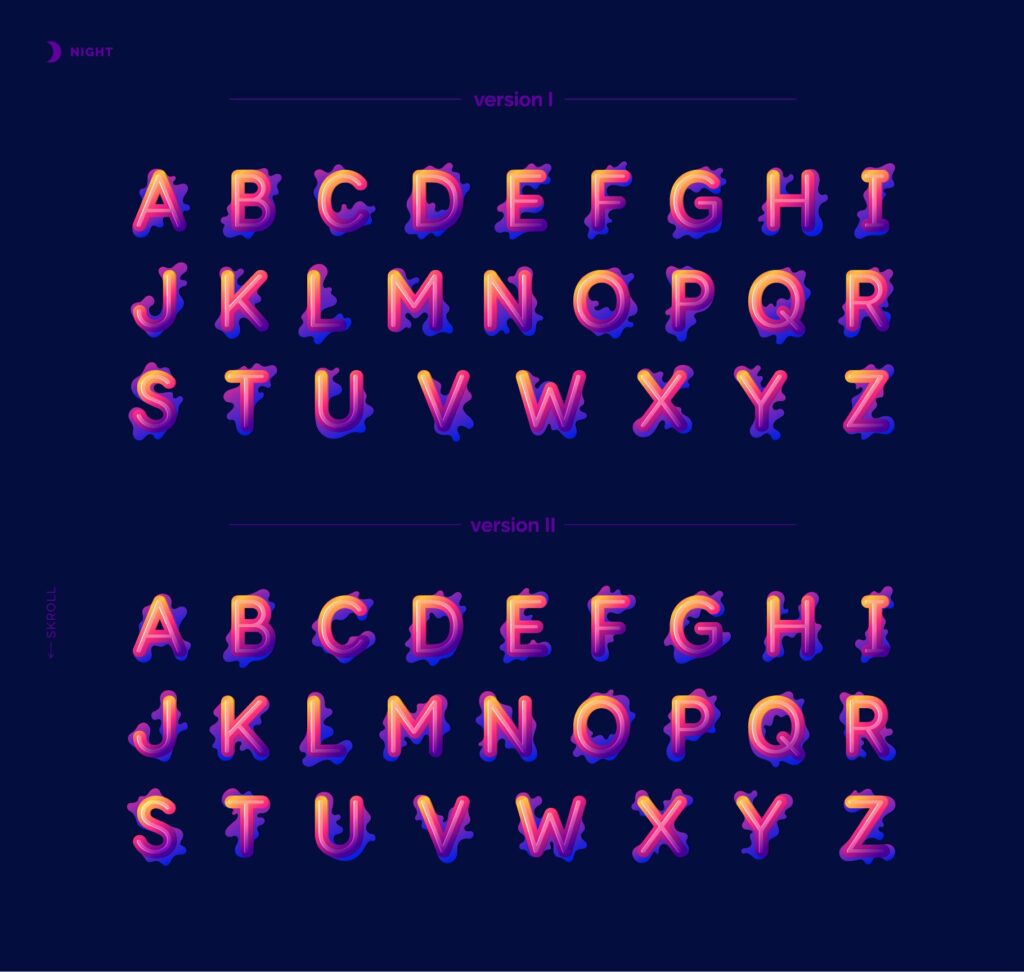 Plastic font / Illustrated letters – MasterBundles