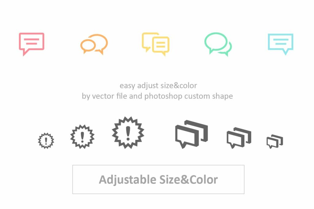 Pop-Up Bubble Symbol Icons – MasterBundles