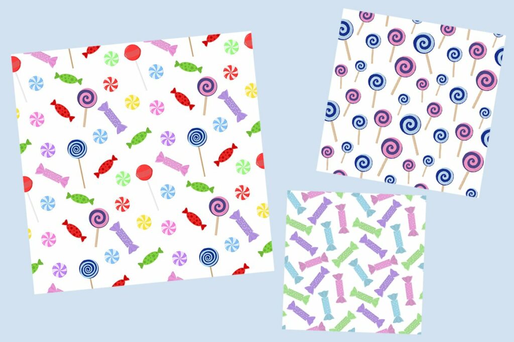 Candy pattern. Lollipop pattern. – MasterBundles