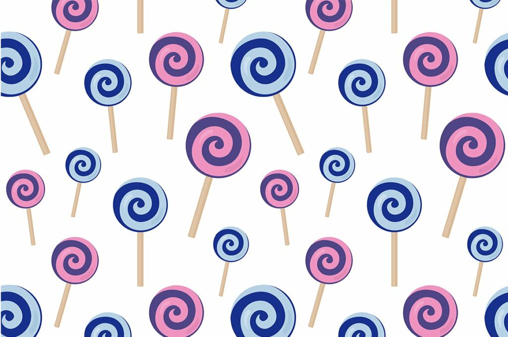 Candy pattern. Lollipop pattern. – MasterBundles