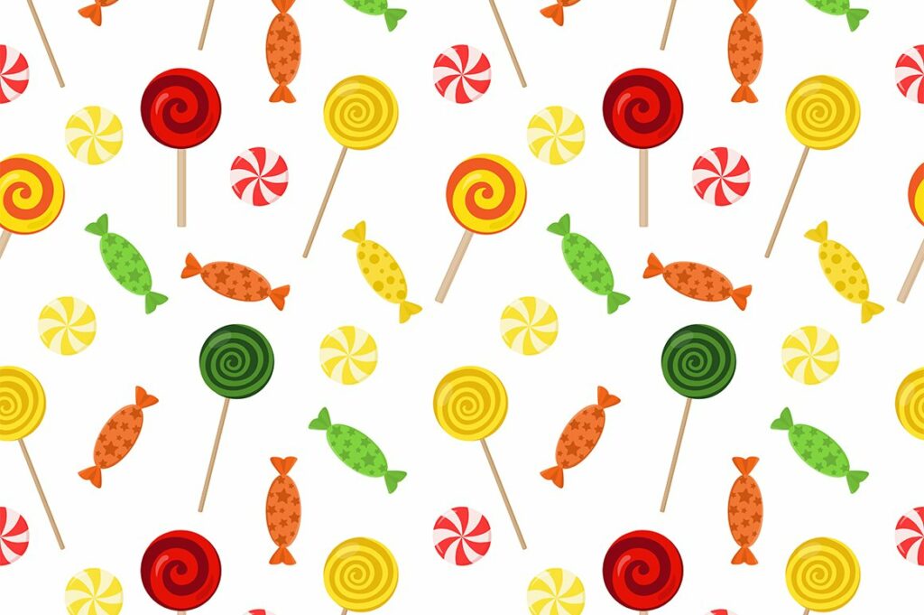 Candy pattern. Lollipop pattern. – MasterBundles