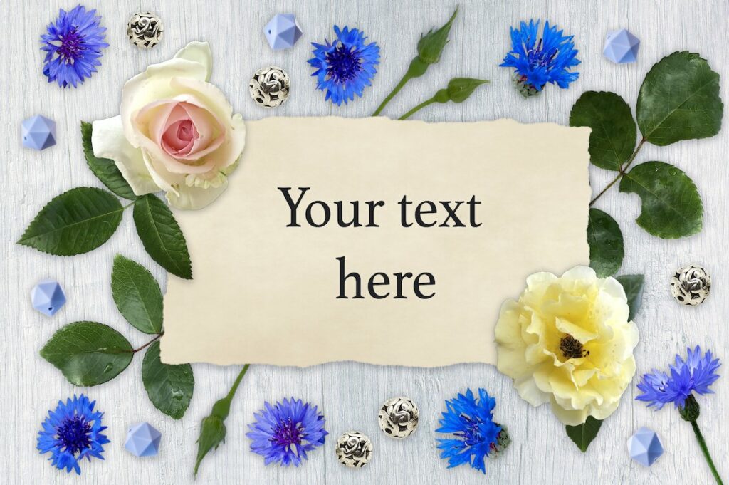 Floral Scene Creator + 5 Mock Ups. – MasterBundles