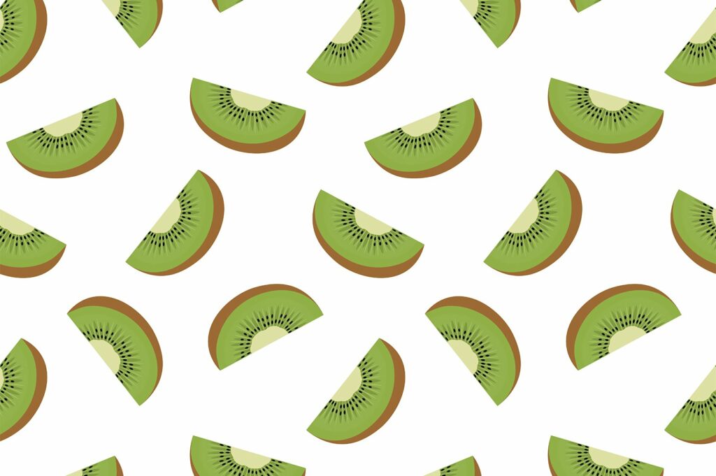 Kiwi pattern. Kiwi digital paper SVG – MasterBundles