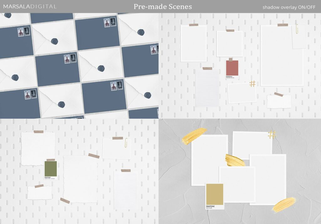 Mood Board Mockup Scene Creator – MasterBundles