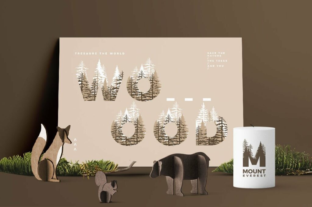 Forests Layered Font – MasterBundles