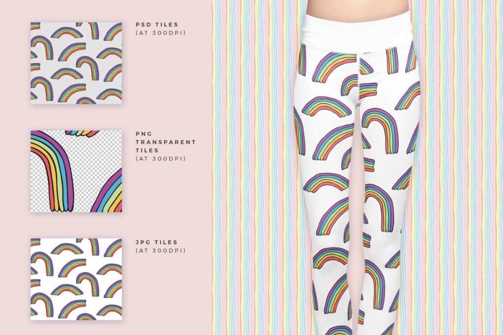 Ultimate Rainbow Patterns Collection – MasterBundles