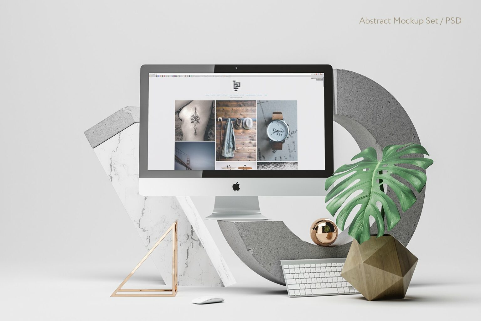 Abstract Mockup Set – MasterBundles