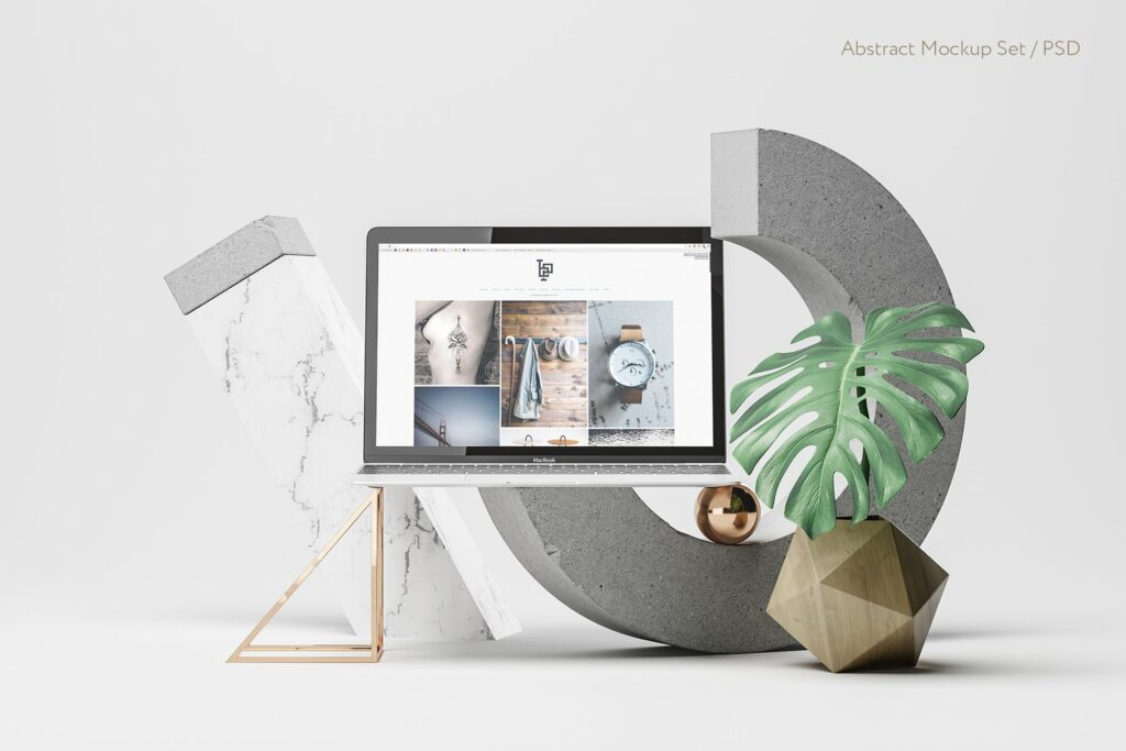 Abstract Mockup Set – MasterBundles