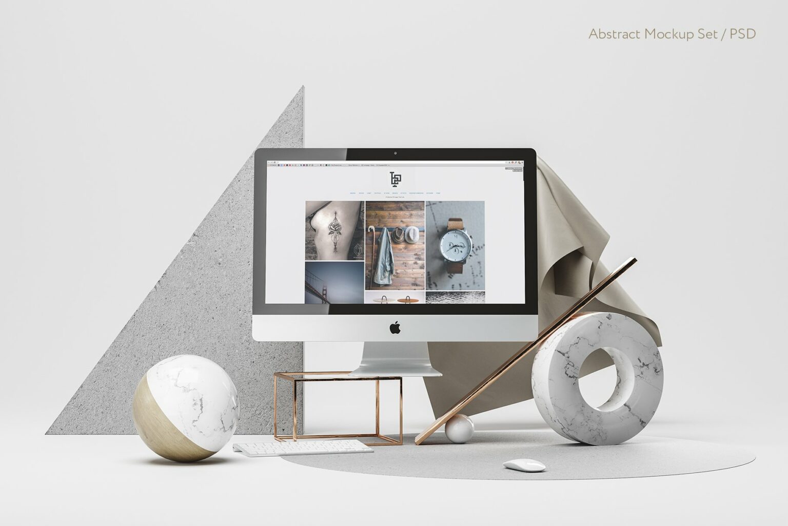 Abstract Mockup Set – MasterBundles