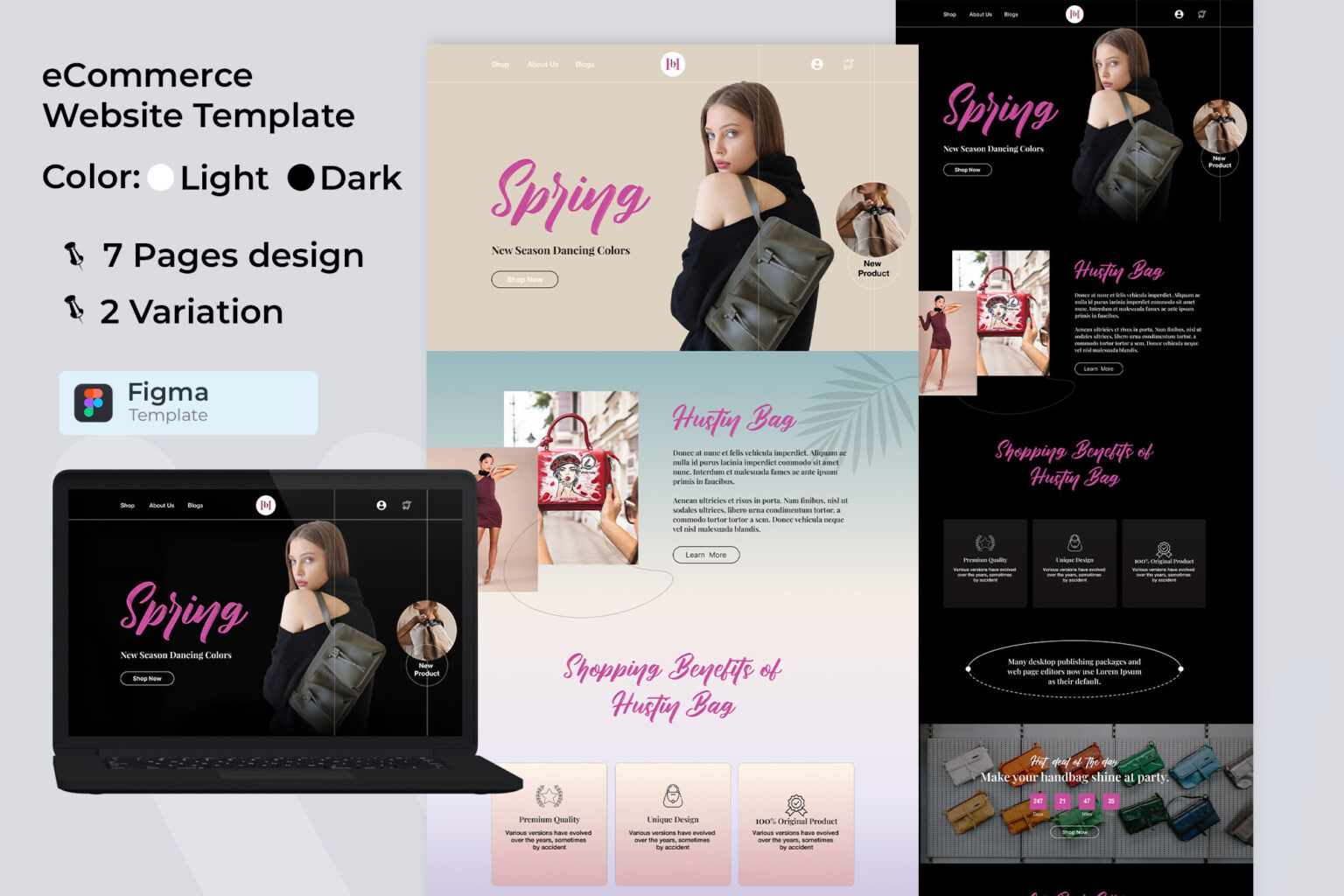 Ecommerce Website PSD & XD Templates - MasterBundles