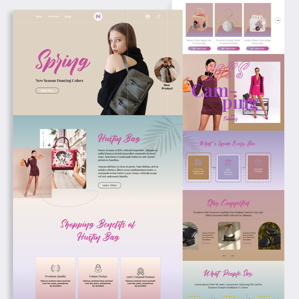 Ecommerce Website PSD & XD Templates - MasterBundles