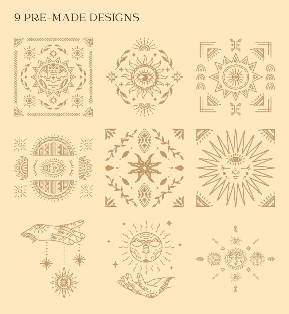 Tribe of the Sun. Boho collection – MasterBundles