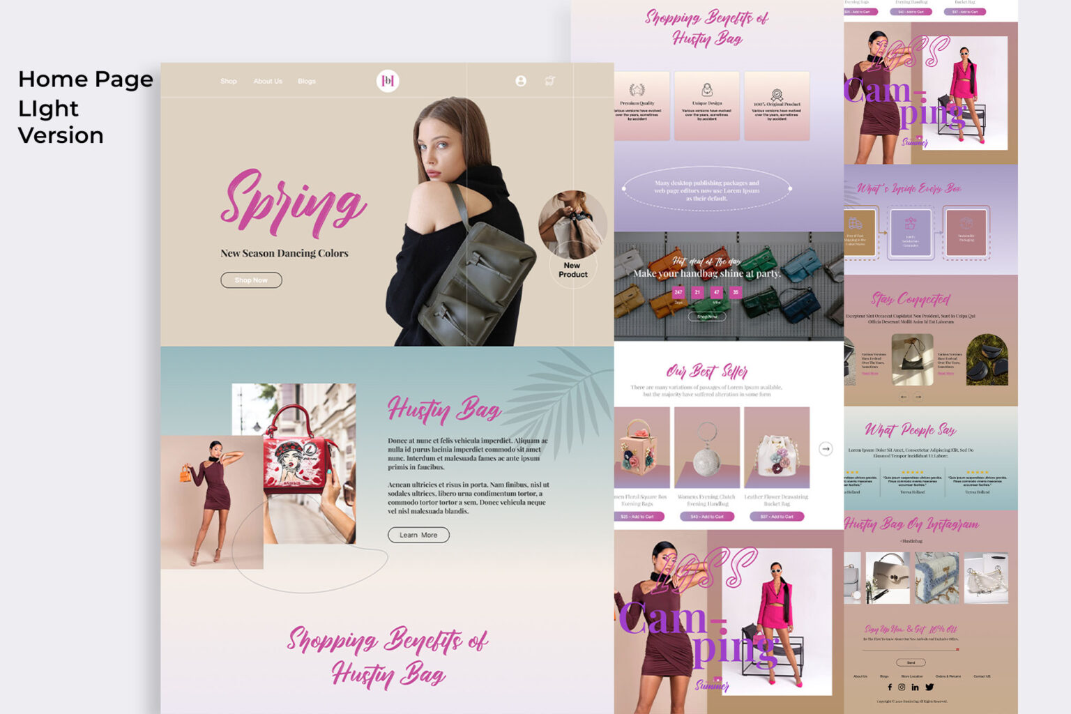 Ecommerce Website PSD & XD Templates - MasterBundles
