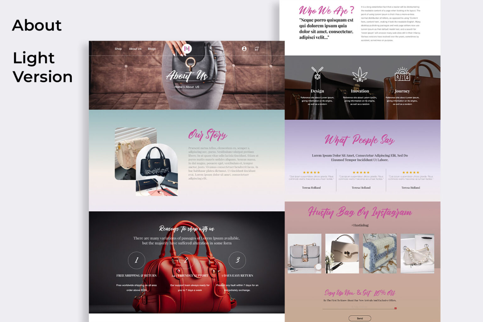 Ecommerce Website PSD & XD Templates - MasterBundles