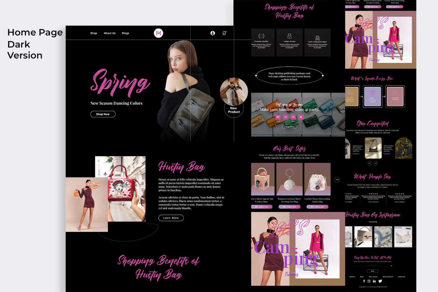 Ecommerce Website PSD & XD Templates - MasterBundles