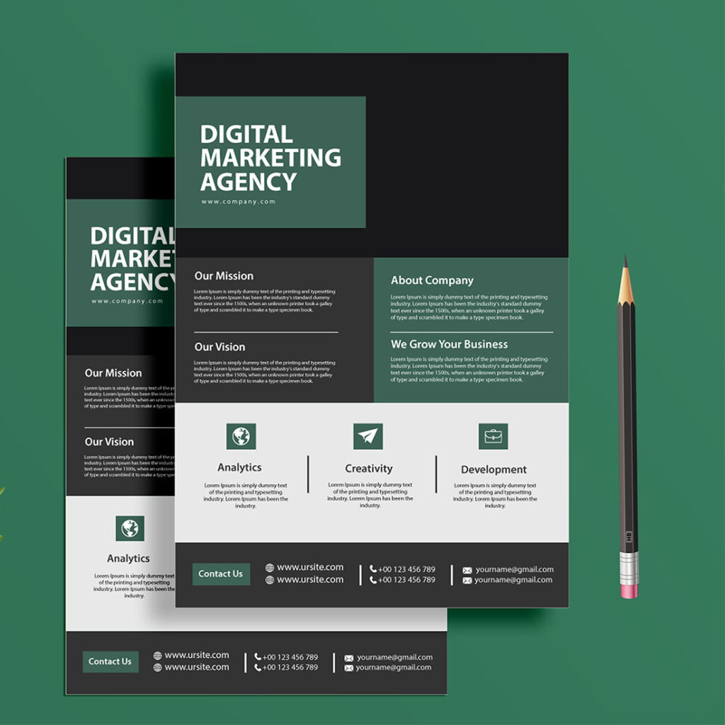 Corporate Flyer Design Template - MasterBundles