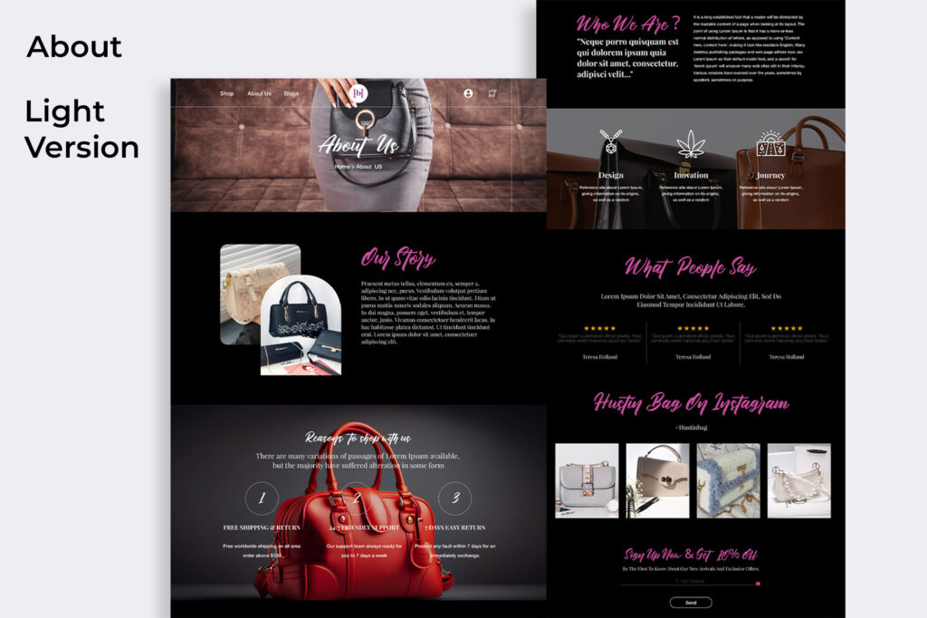 Ecommerce Website PSD & XD Templates - MasterBundles