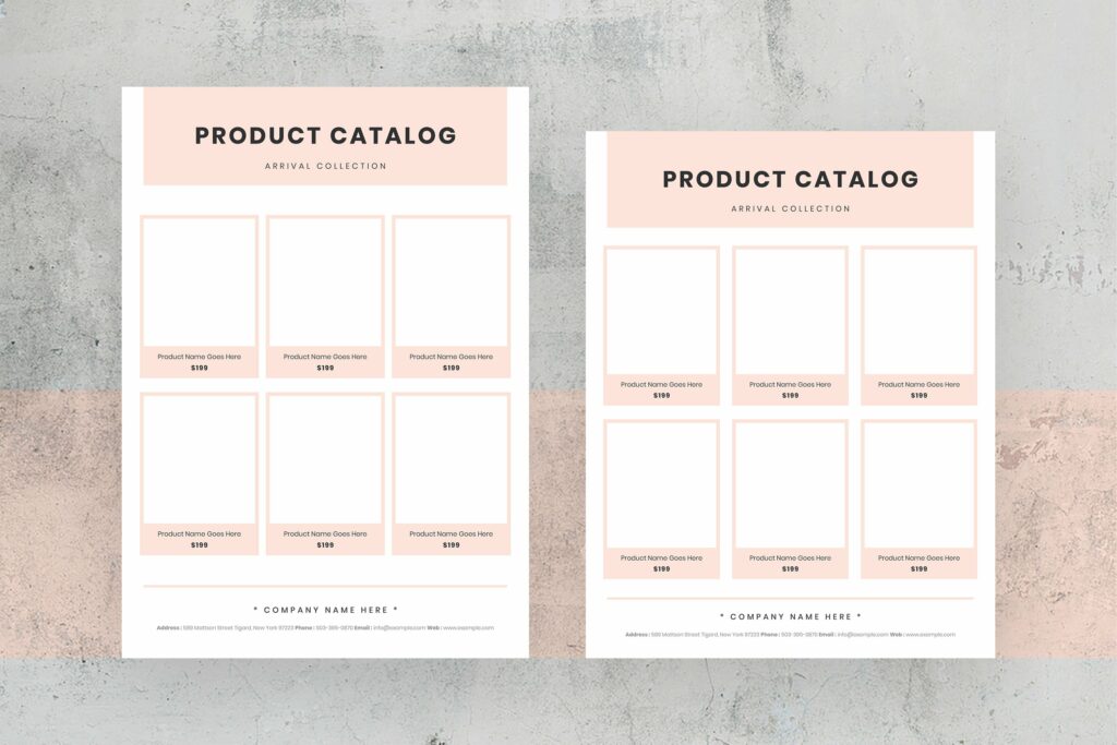 Minimal Product Catalog Template – MasterBundles