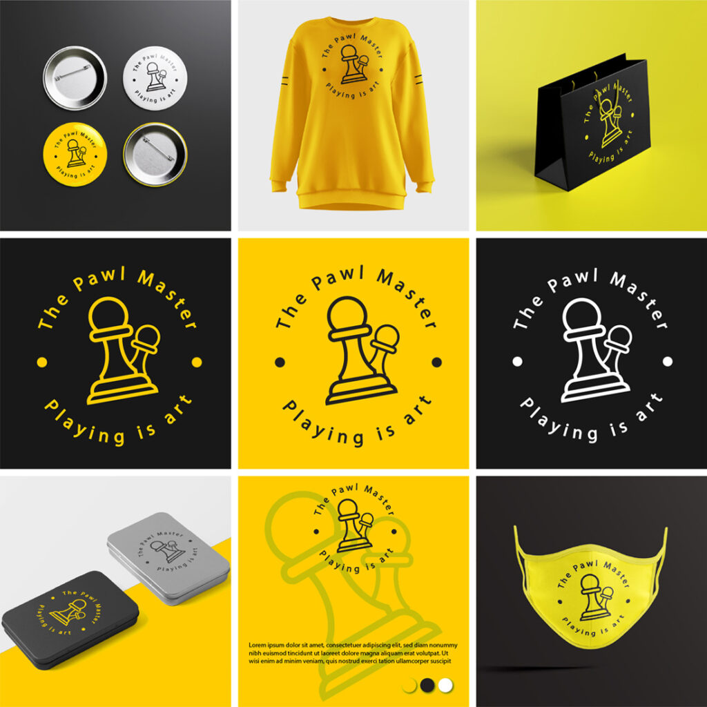 Pawn logo, Luxury logo, Brand logo - MasterBundles