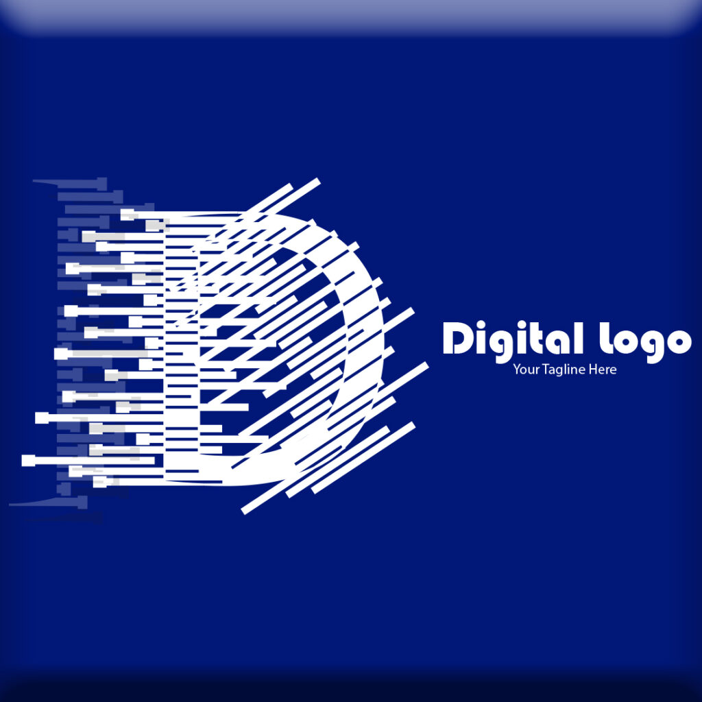d, d letter, d logo, data, design, developer, development, digit ...
