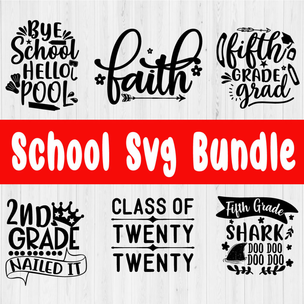 School Svg Designs Bundle Vol.18 - MasterBundles