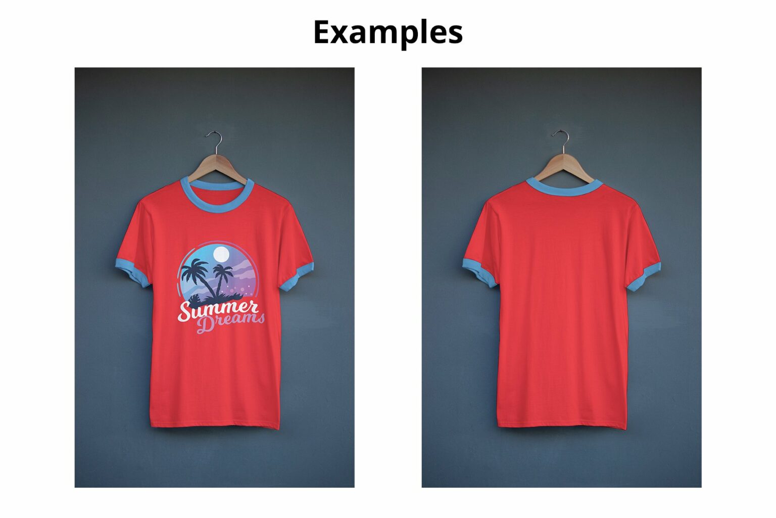 Ringer T-shirt Mockup – MasterBundles