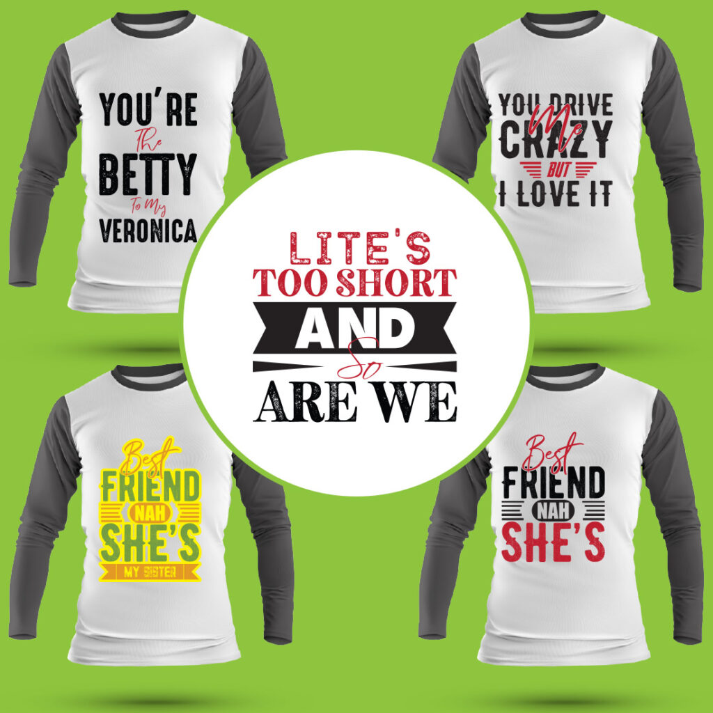Best Friend T Shirt Designs Bundle - MasterBundles