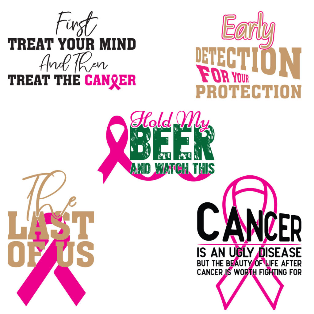 Cancer SVG T Shirt Designs Bundle - MasterBundles
