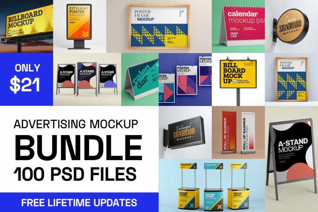 Advertising Mockup Bundle – MasterBundles